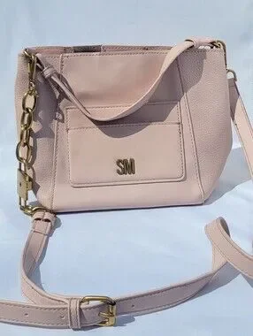 Steve Madden | Bags | Steve Maddenblush Pink Crossbody Hobo Bag With ...